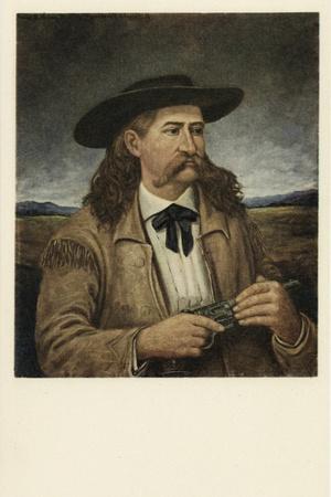 'James Butler (Wild Bill) Hickok (1817 - 1876), (Colour Litho)' Premium ...