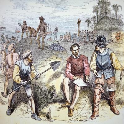 'The Founding of St. Augustine in Florida by the Spanish in 1565 ...