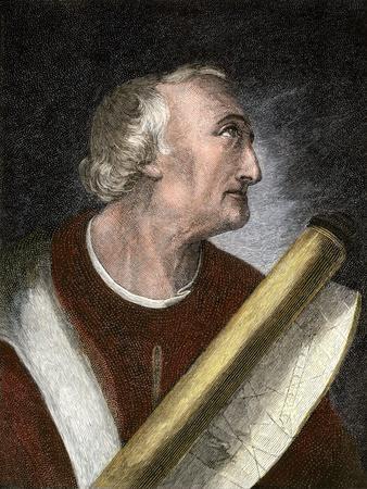 Amerigo Vespucci (Americus Vespucius) (1451/1454-1512), Italian ...