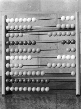 'An Abacus Adding Machine' Photographic Print | Art.com