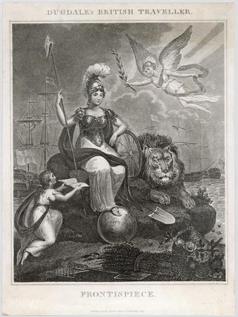 An Imperious Britannia with Her Foot on the Shield of Europe Art Print ...