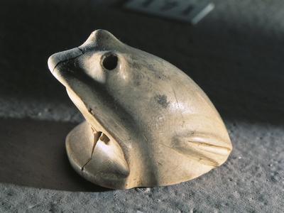 Ancient Egyptian Ivory Statuette of Zoomorphic Deity Giclee Print | Art.com
