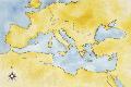'Ancient Rome, Map of Mediterranean Basin' Giclee Print | Art.com