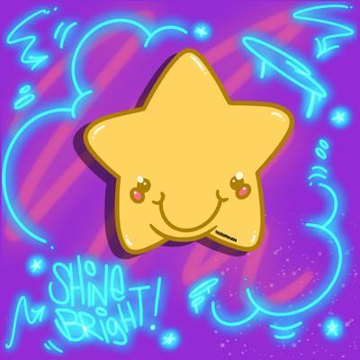 'Shine Bright Star' Art Print - Andrea Buenfil | Art.com