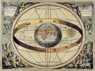 'The Ptolemy System. Andrea Cellarius's Celestial Atlas.' Giclee Print ...