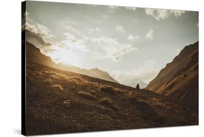 'Mountain Pass' Stretched Canvas Print - Andrew Geiger | Art.com