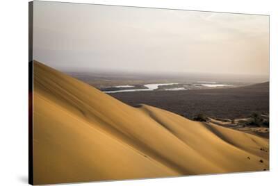 'Soaring Sand Dunes' Stretched Canvas Print - Andrew Geiger | Art.com