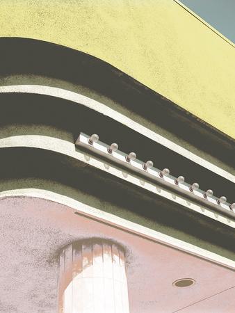 Bright Buildings Giclee Print - Andy Burgess | Art.com