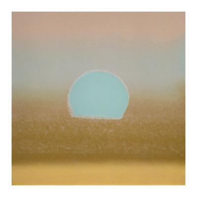 Sunset, c.1972 40/40 (gold, blue) Giclee Print - Andy Warhol | Art.com