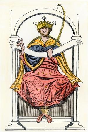 'Anglo-Saxon King Edgar, the Aetheling' Giclee Print | Art.com