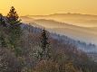 North Carolina, Great Smoky Mountains National Park, Sunrise from the ...