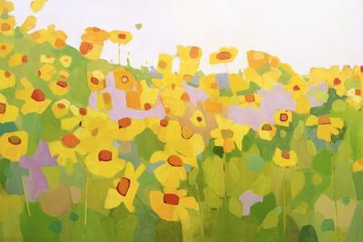 'Field of Sunflowers' Art Print - Anne Becker | Art.com