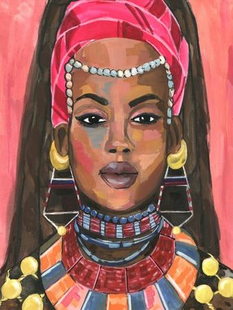 'Ornament Empress II' Art Print - Annie Warren | Art.com