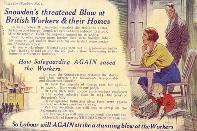 'Anti-Labour Party Postcard' Giclee Print | Art.com