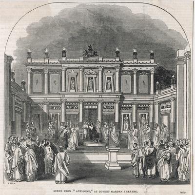 Antigone' Performed at Covent Garden Theatre, 1845 Art Print | Art.com