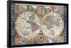 'Antique Map, New Map of the World, 1626' Premium Giclee Print - John ...