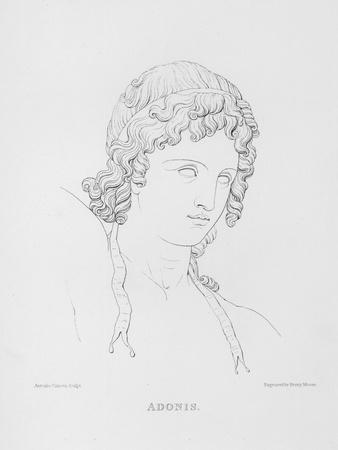 'Antonio Canova: Adonis (Engraving)' Giclee Print - Antonio (after ...