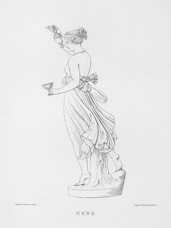 Antonio Canova: Hebe (Engraving) Giclee Print - Antonio (after) Canova ...