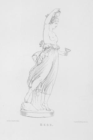 Antonio Canova: Hebe (Engraving) Giclee Print - Antonio (after) Canova ...