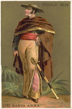 Antonio Lopez De Santa Anna, Mexican Politician and General Giclee ...
