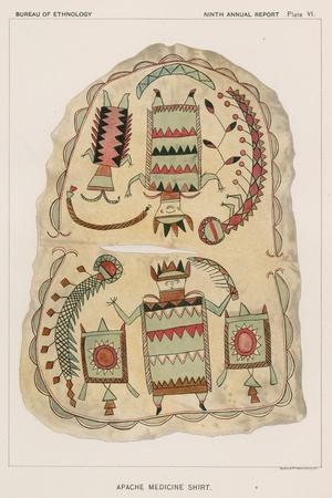'Apache Medicine Shirt' Giclee Print | Art.com