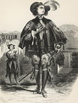 'Aramis, Illustration from Three Musketeers' Giclee Print - Alexandre ...