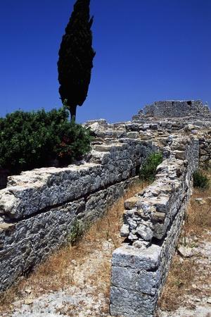 'Area around Acropolis of Ancient City of Lixus, Morocco' Giclee Print ...