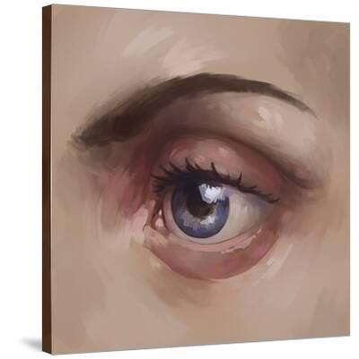 'Facial Focus - Eye' Stretched Canvas Print - Aria Ellis | Art.com