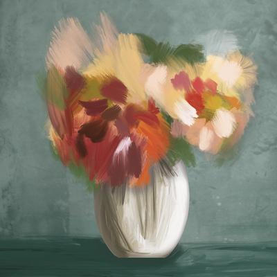 Vivid Blooms - Brushstroke Giclee Print - Aria Ellis | Art.com