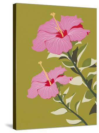 Vivid Tropical - Bloom Stretched Canvas Print - Aria Ellis | Art.com