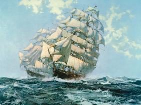 'Ariel and Taeping' Art Print - Montague Dawson | Art.com