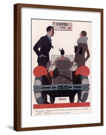 'Art Deco Cupid Cars' Giclee Print | Art.com