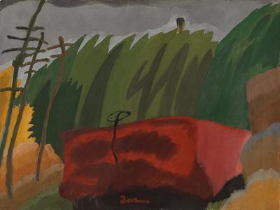 Freight Car, 1937 (Oil on Canvas) Giclee Print - Arthur Garfield Dove ...