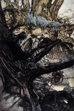 'Illustration by Arthur RACKHAM (1867-1939) for the Dream of a Summer ...
