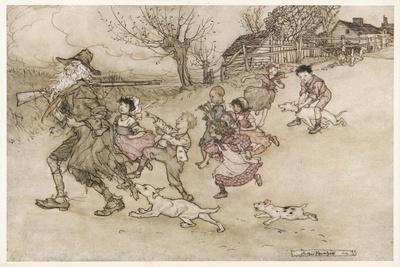 'Irving, Rip Van Winkle' Art Print - Arthur Rackham | Art.com