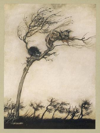 Milton, Comus Art Print - Arthur Rackham | Art.com