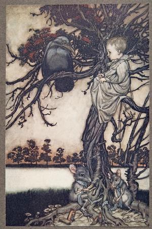 'Put His Strange Case before Old Solomon Caw, from Peter Pan in ...