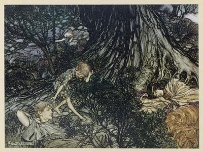 Shakespeare, Puck Art Print - Arthur Rackham | Art.com