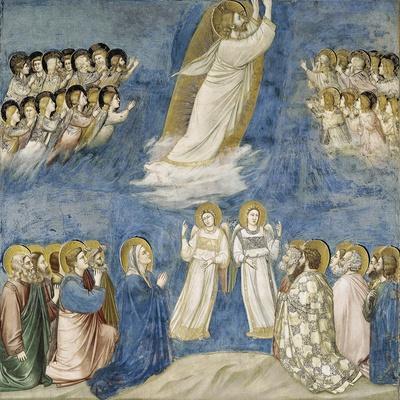 Ascension of Christ, Detail from Life and Passion of Christ, 1303-1305 ...