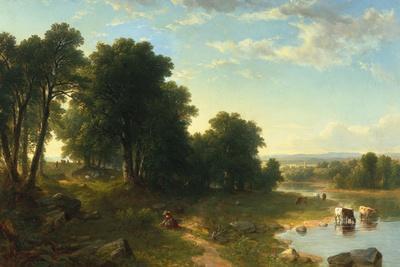'Strawberrying, 1854' Giclee Print - Asher Brown Durand | Art.com