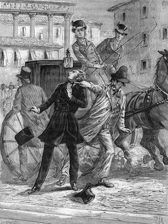 'Assassination of Count Rossi' Art Print | Art.com