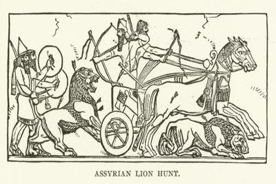'Assyrian Lion Hunt' Giclee Print | Art.com