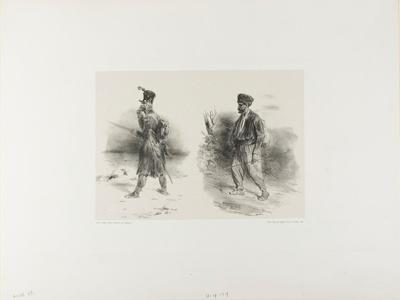'Sheet with Stumped Sketch, 1839.' Giclee Print - Auguste Raffet | Art.com