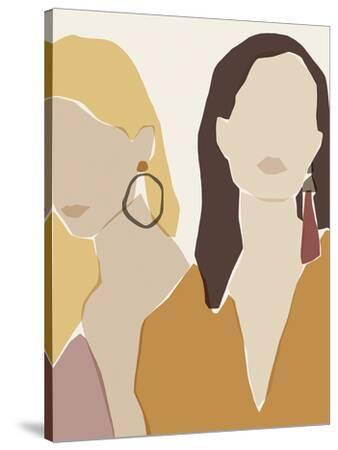 Contour Pose - Allure Stretched Canvas Print - Aurora Bell | Art.com