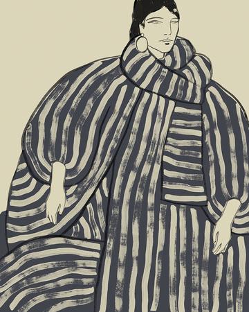 'Couture Girl - Edith' Giclee Print - Aurora Bell | Art.com