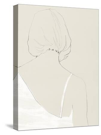 'Delicate Pose - Darcey' Stretched Canvas Print - Aurora Bell | Art.com