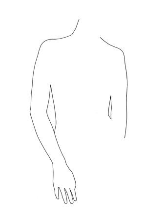 Linear Poetry - Posture Giclee Print - Aurora Bell | Art.com