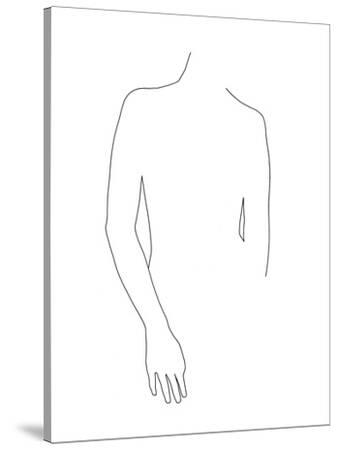 'Linear Poetry - Posture' Stretched Canvas Print - Aurora Bell | Art.com