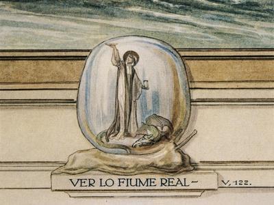 Austria, Vienna, Illustration of Dante Alighieri's Divine Comedy Giclee ...