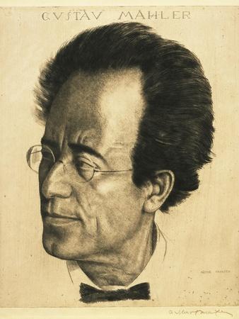 'Austria, Vienna, Portrait of Gustav Mahler' Giclee Print | Art.com